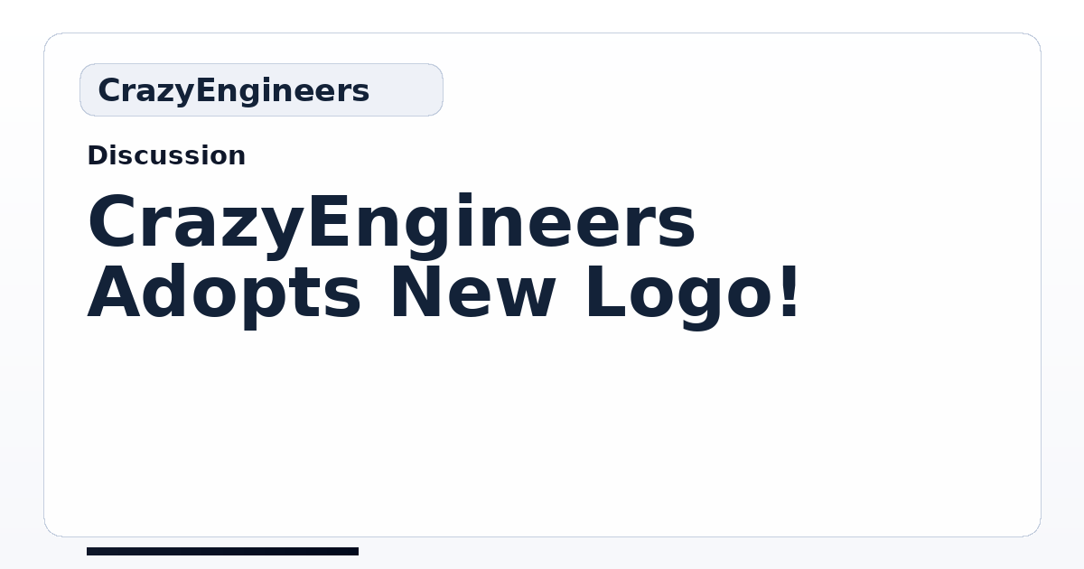 CrazyEngineers Adopts New Logo! | CrazyEngineers