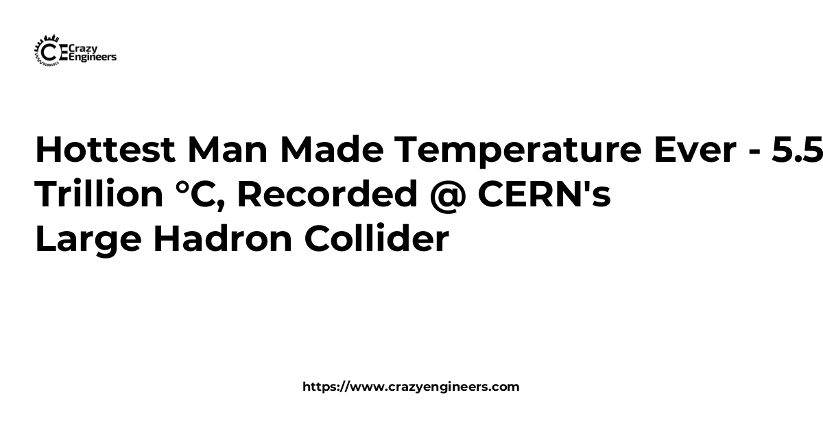 large hadron collider temperature
