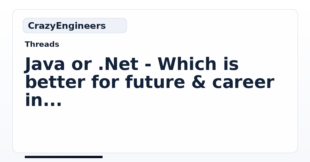Java or .Net - Which is better for future & career in 2023 ...