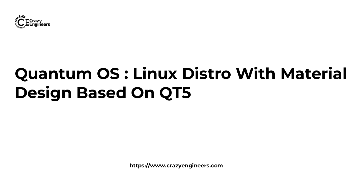 Quantum OS : Linux Distro With Material Design Based On QT5 ...