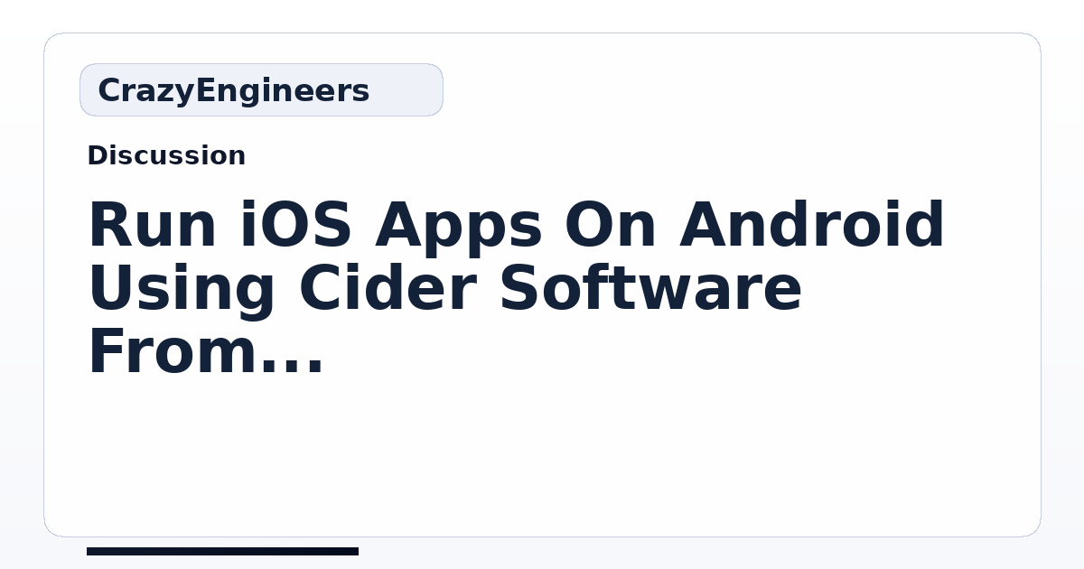 Run iOS Apps On Android Using Cider Software From Columbia University ...