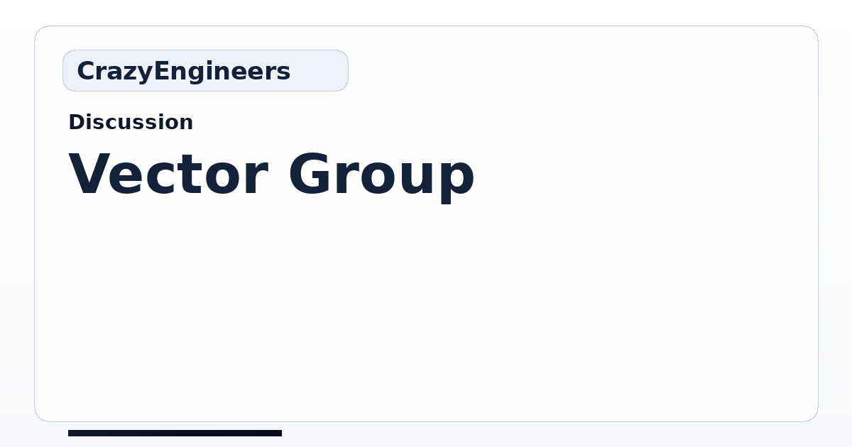 Vector Group | CrazyEngineers